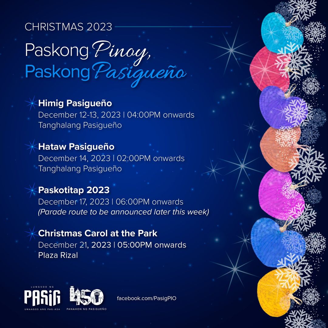 Mayor Vico hinikayat ang mga Pasigueños na makiisa sa mga pagdiriwang ... Mayor Vico hinikayat ang mga Pasigueños na makiisa sa mga pagdiriwang ...